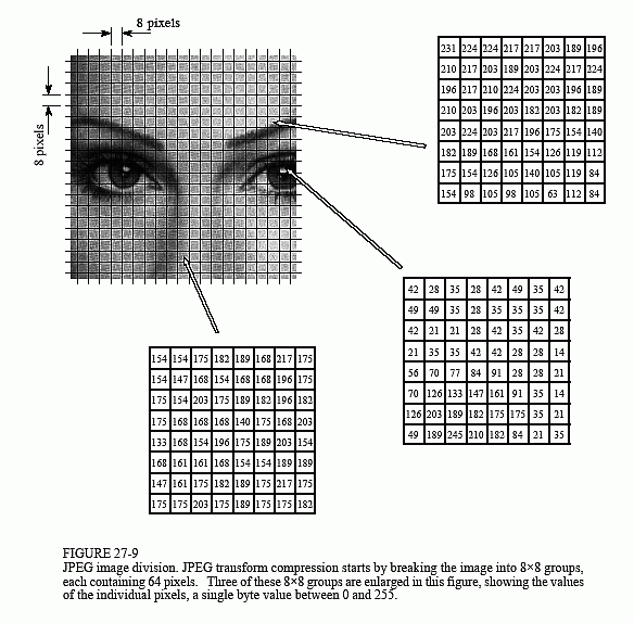JPEG Transform Compression 